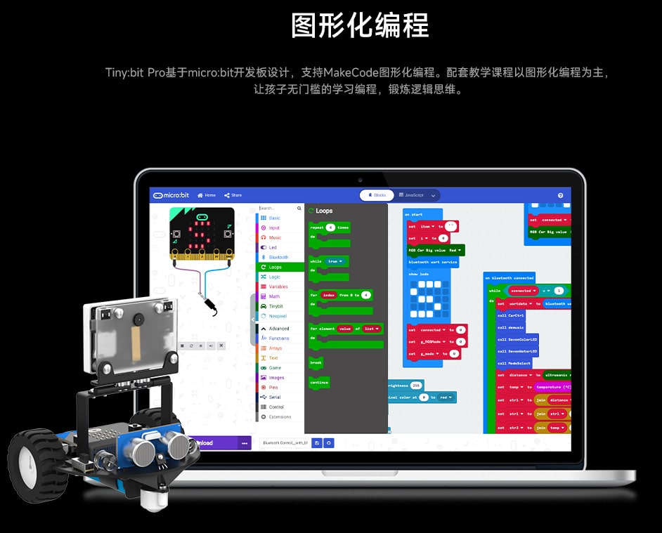 Tiny:bit Pro AI视觉小车详情